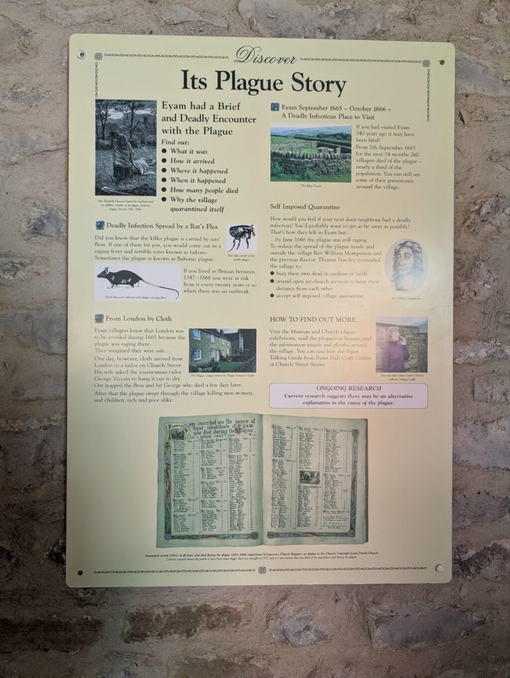 Visiting Eyam, The Plague Village – Gary Hutchinson